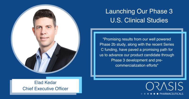 Orasis Closes $30MM Series C Round for Phase III Trials and Pre ...